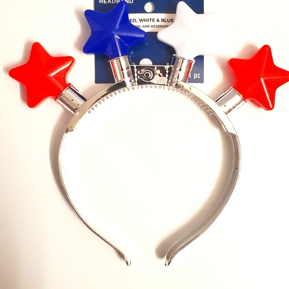 Accessories | M New 4th Of July Light Up Stars Patriotic Headband ...